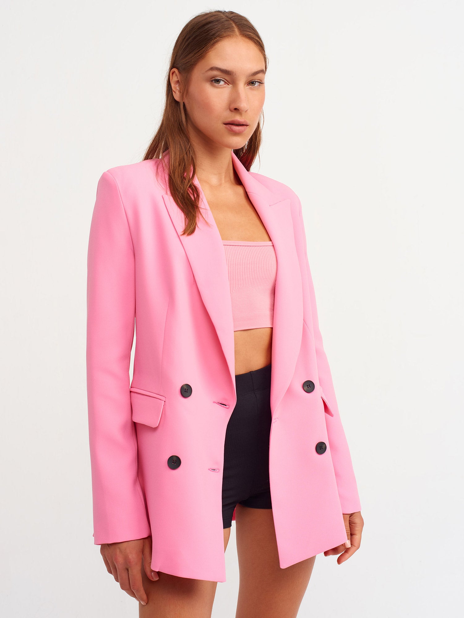 Neon Pink Blazer – Solistta